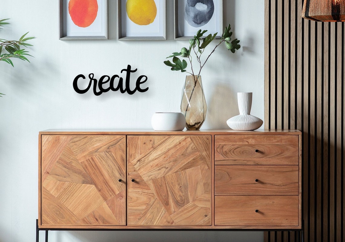 Create Sign- Create Wall Sign- Create Laser Sign - Etsy