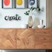 Create Sign- Create Wall Sign- Create Laser Sign - Etsy