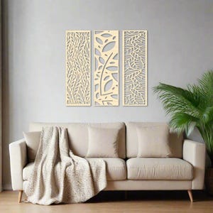 Handmade Wooden Leaf Panels: Perfect for Boho or Rustic Décor - Etsy