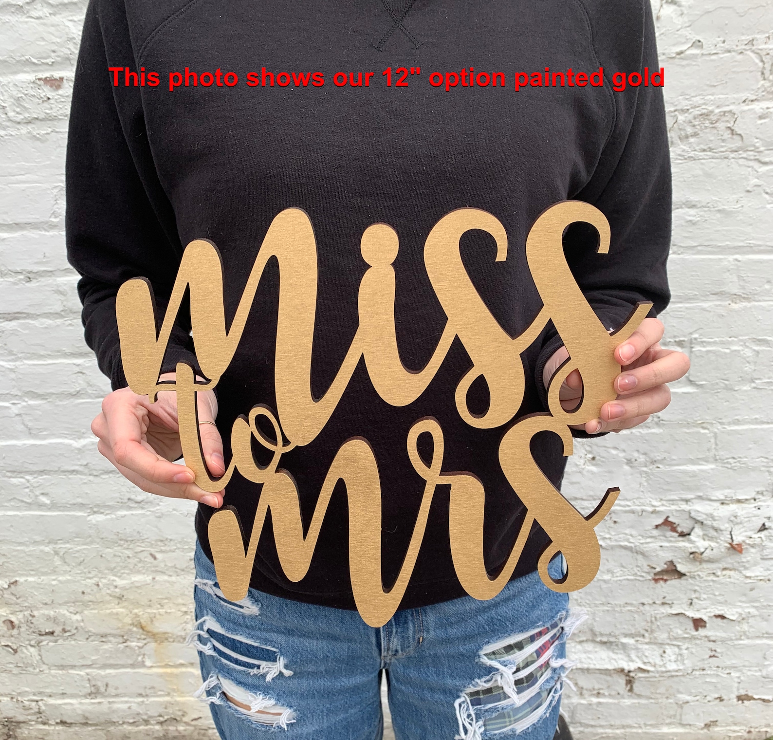 Miss to Mrs Sign Wooden Mrs Wording Bridal Shower Sign - Etsy