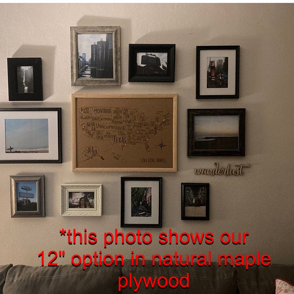 Wanderlust Wanderlust Laser Cut Wording | Etsy