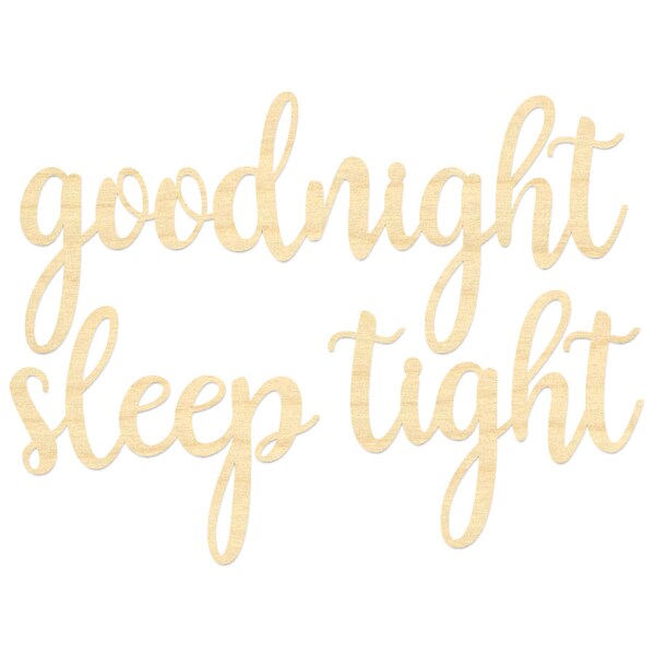 Goodnight Sign - Etsy