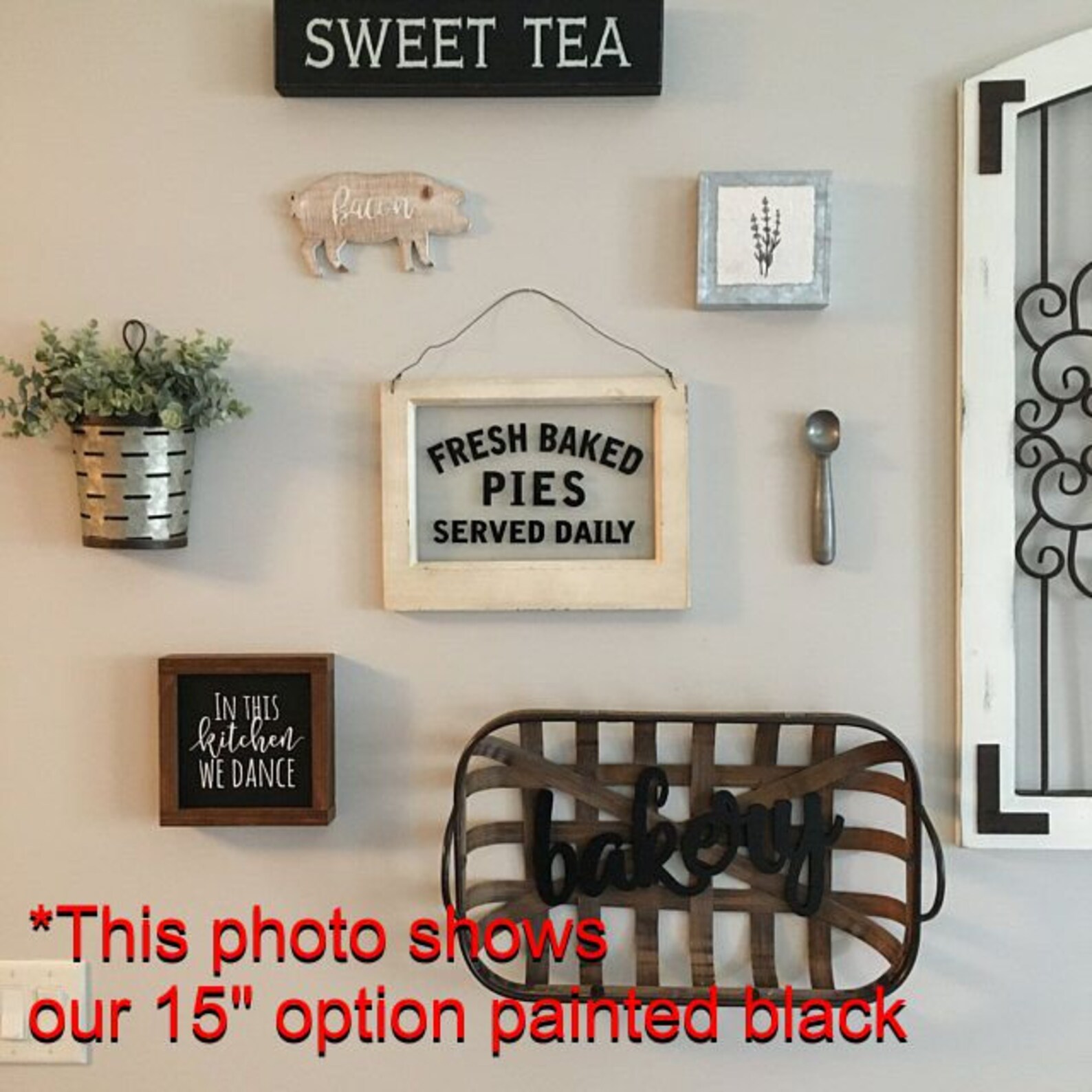 Bakery Wording- Laser Cut Bakery Sign- Bakery Sign - Etsy