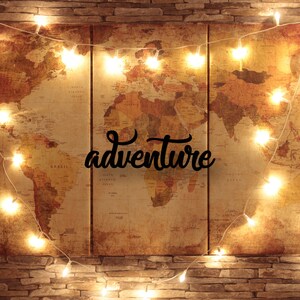 Adventure Wording Sign- Adventure Cut Out Wording - Etsy