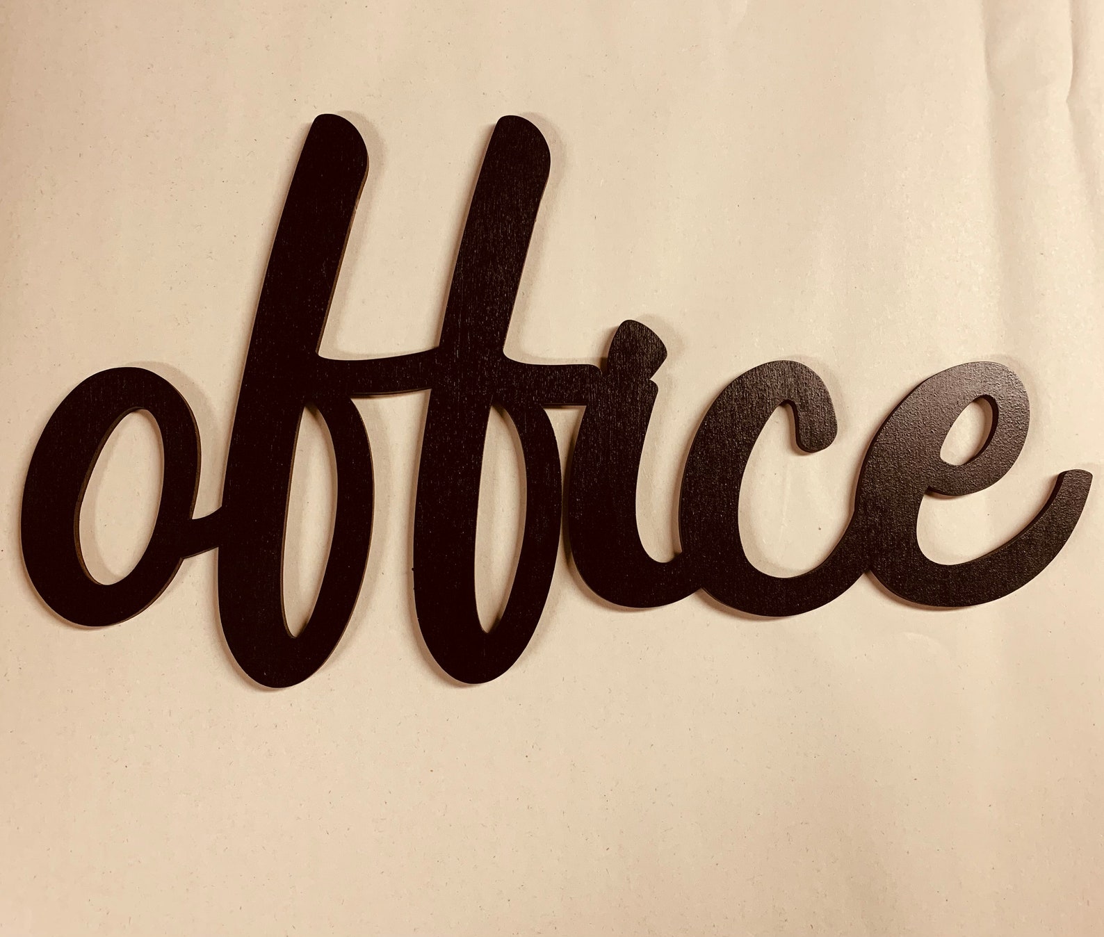 Office Wording Sign Laser Cut Office Wording Office Decor - Etsy