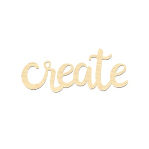 Create Sign- Create Wall Sign- Create Laser Sign - Etsy