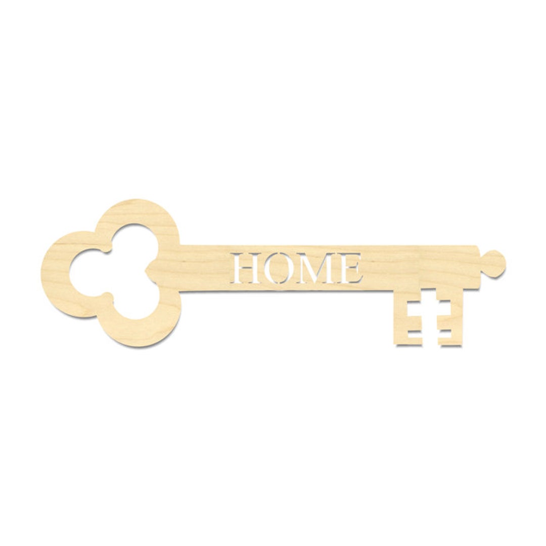 Home Key Sign- Laser Cut Key - Etsy