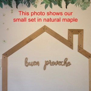 Buen Provecho Sign- Buen Provecho Laser Cut Script Wording- Bon Appetit ...