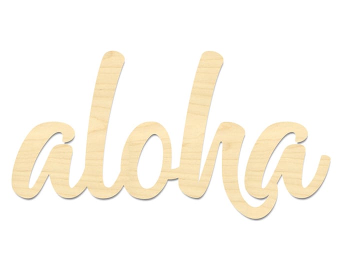 Aloha Sign, Aloha Wall Hanging, Aloha Decor, Laser Cut Sign, Laser Cut ...