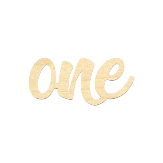 One Wording Laser Cut One | Etsy