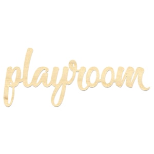 Playroom Wording-laser Cut Playroom Sign - Etsy