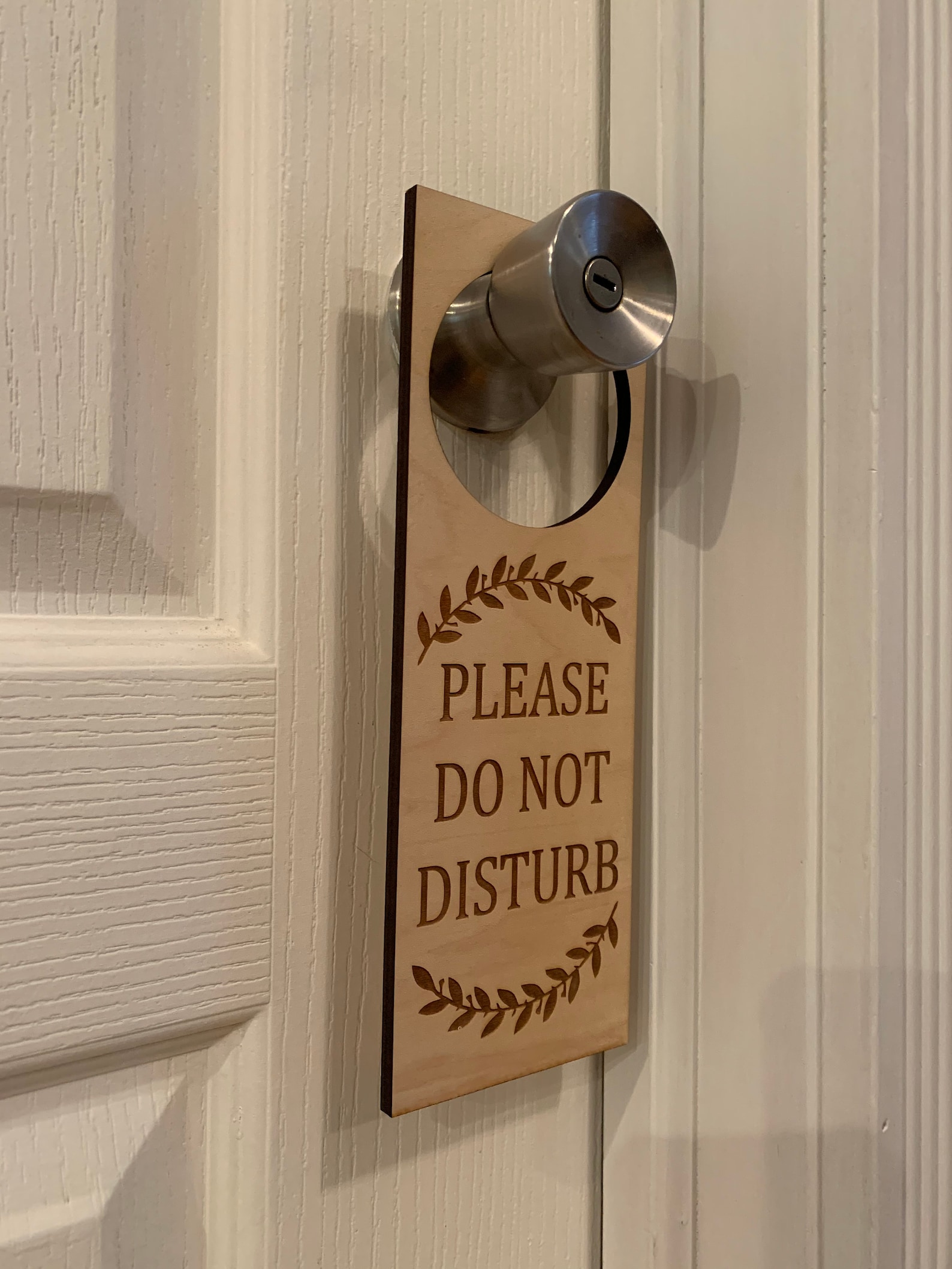 Do Not Disturb Door Sign- Personalized Door Hanger Sign- Custom Door ...