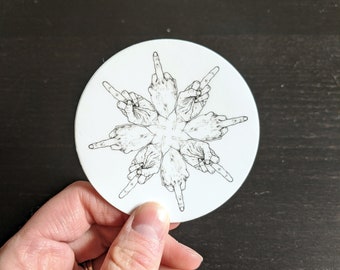 Hand 24 // Original Artwork // Ink and Watercolor // 4x6 - Etsy