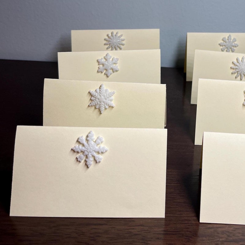 Winter Place Cards - Etsy