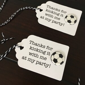 Soccer Tags Soccer Favor Tags Soccer Goodie Bag Tags Soccer - Etsy