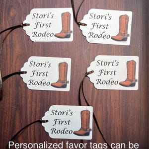 Cowboy Bubble Favor Wand Tube Country Wild West Western First Rodeo ...