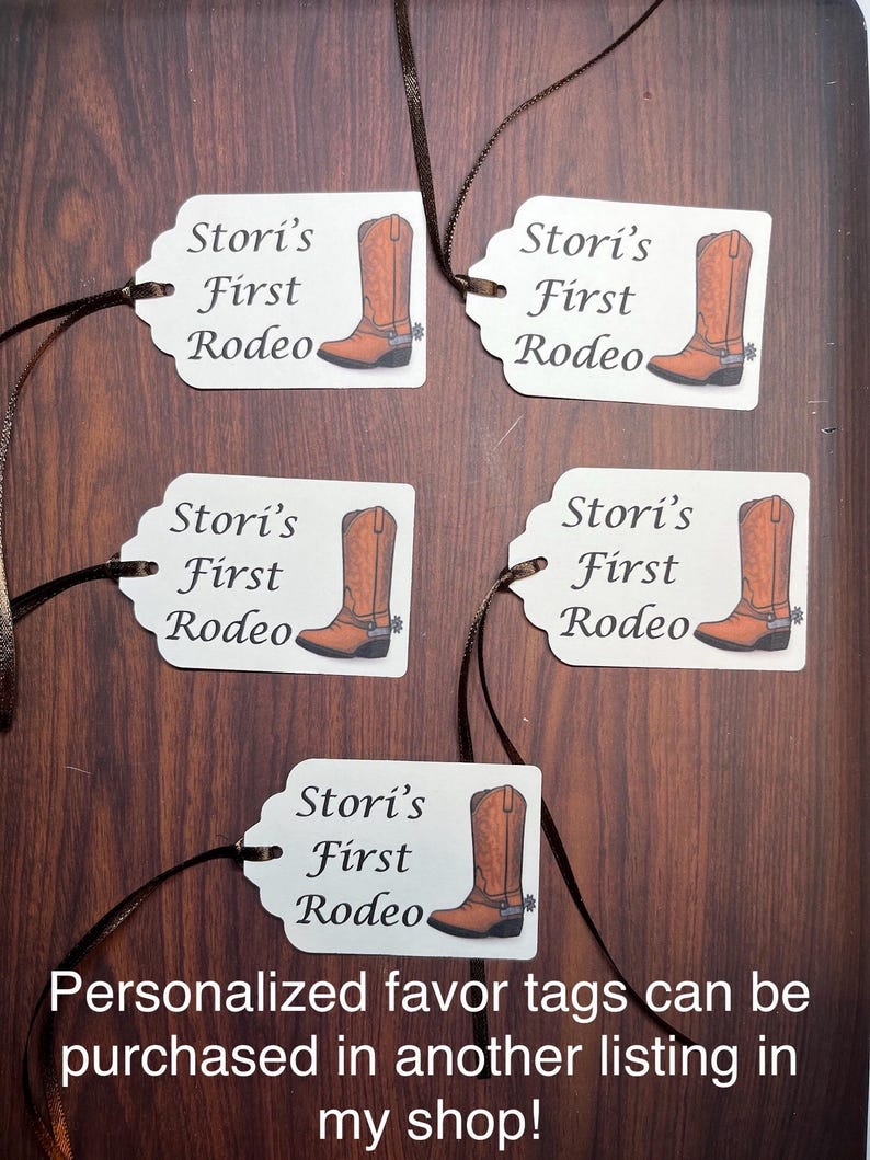 Cowboy Bubble Favor Wand Tube Country Wild West Western First Rodeo ...