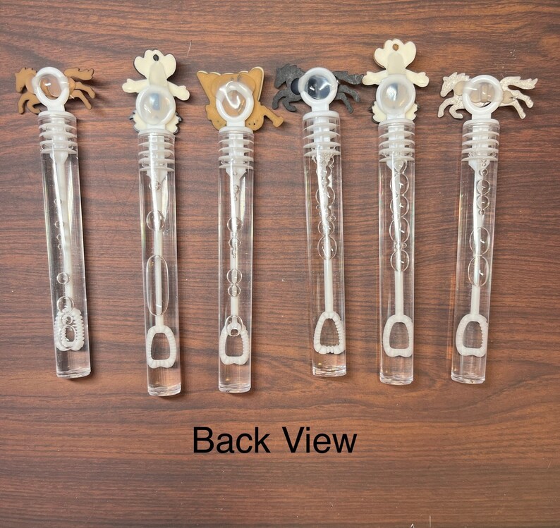 Cowboy Bubble Favor Wand Tube Country Wild West Western First Rodeo ...