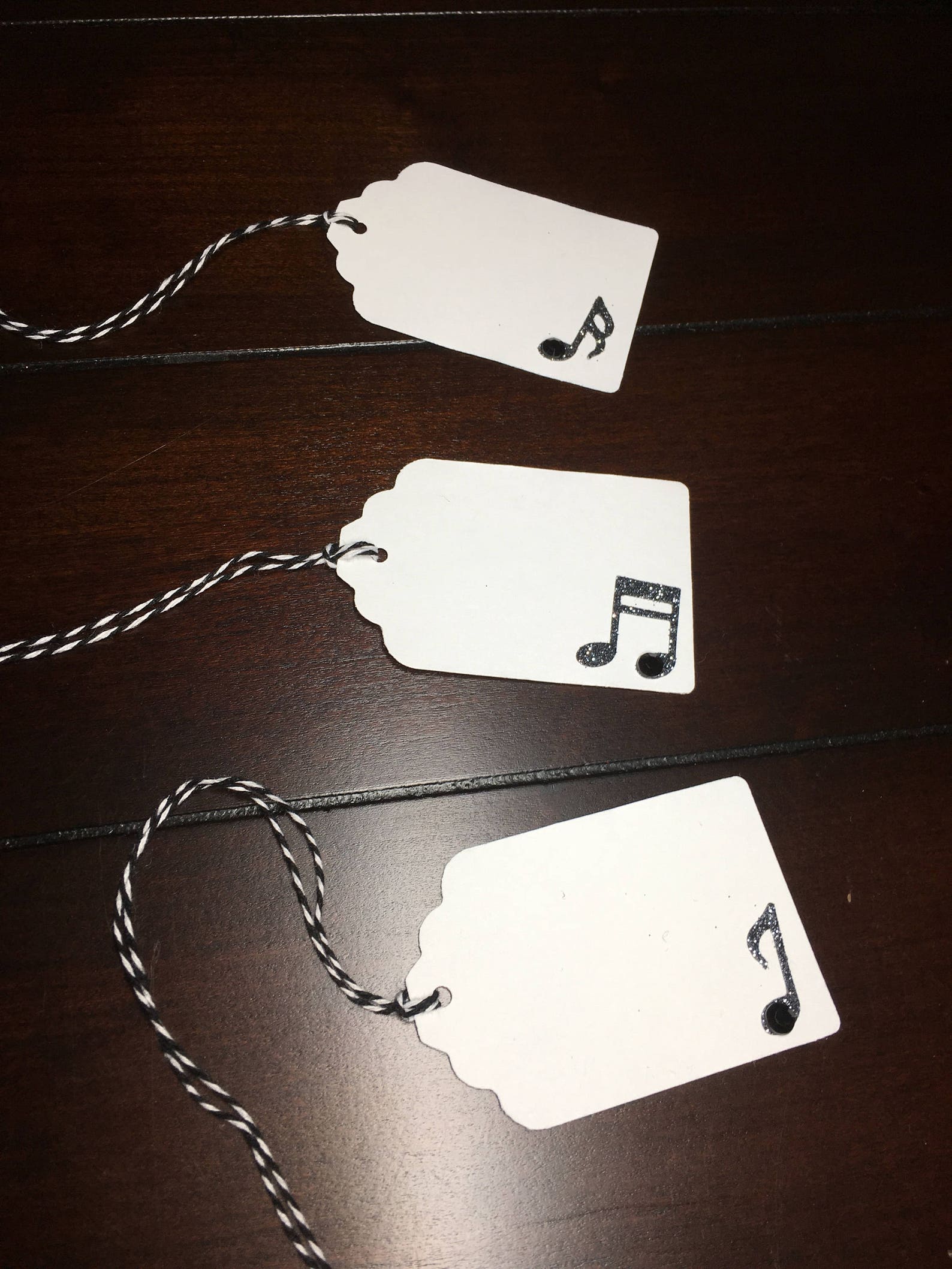 Music Tags Music Note Gift Tags Goodie Bag Tags Musician - Etsy