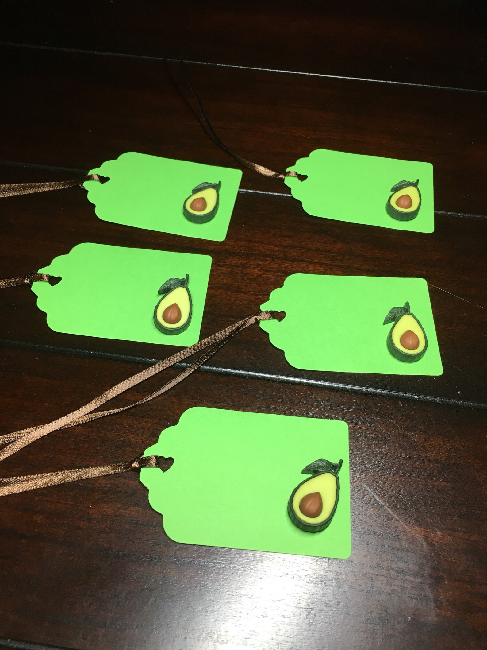 Avocado Tags Paper Avocado Tag Healthy Food Tags Custom | Etsy