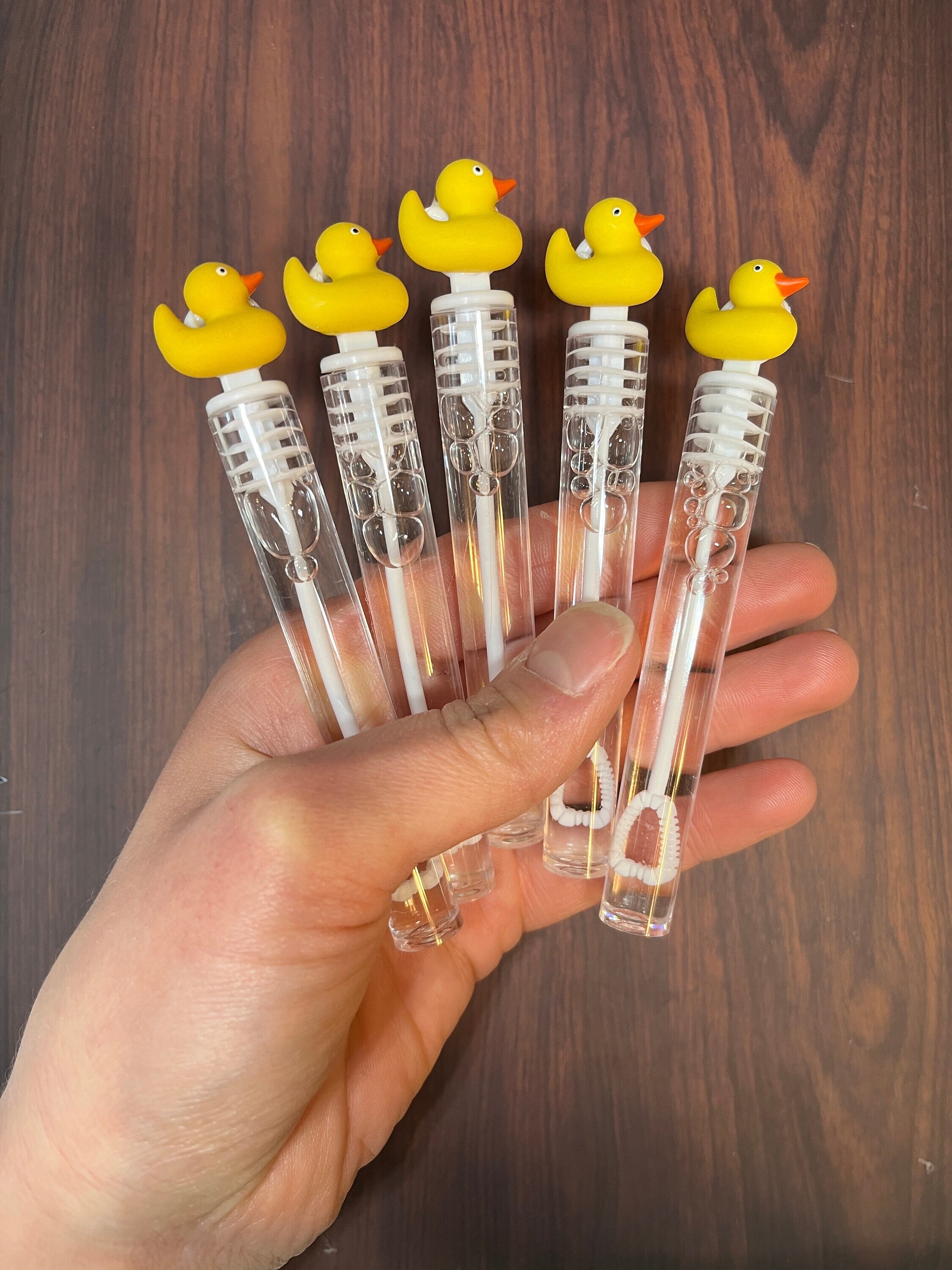 One Lucky Duck Rubber Ducky Bubble Party Favor Splish Splash It's a ...
