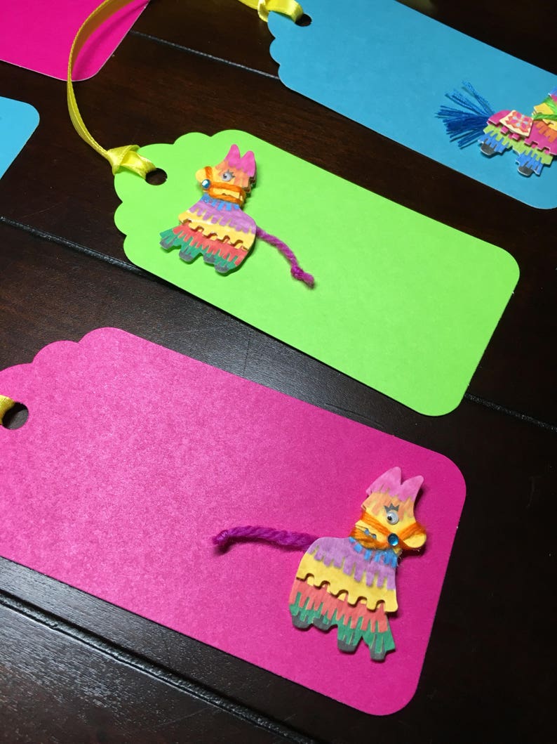 Pinata Tags Pinatas Goodie Bag Tags Favor Tags Mexican Gift | Etsy