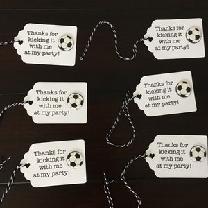 Soccer Tags Soccer Favor Tags Soccer Goodie Bag Tags Soccer - Etsy