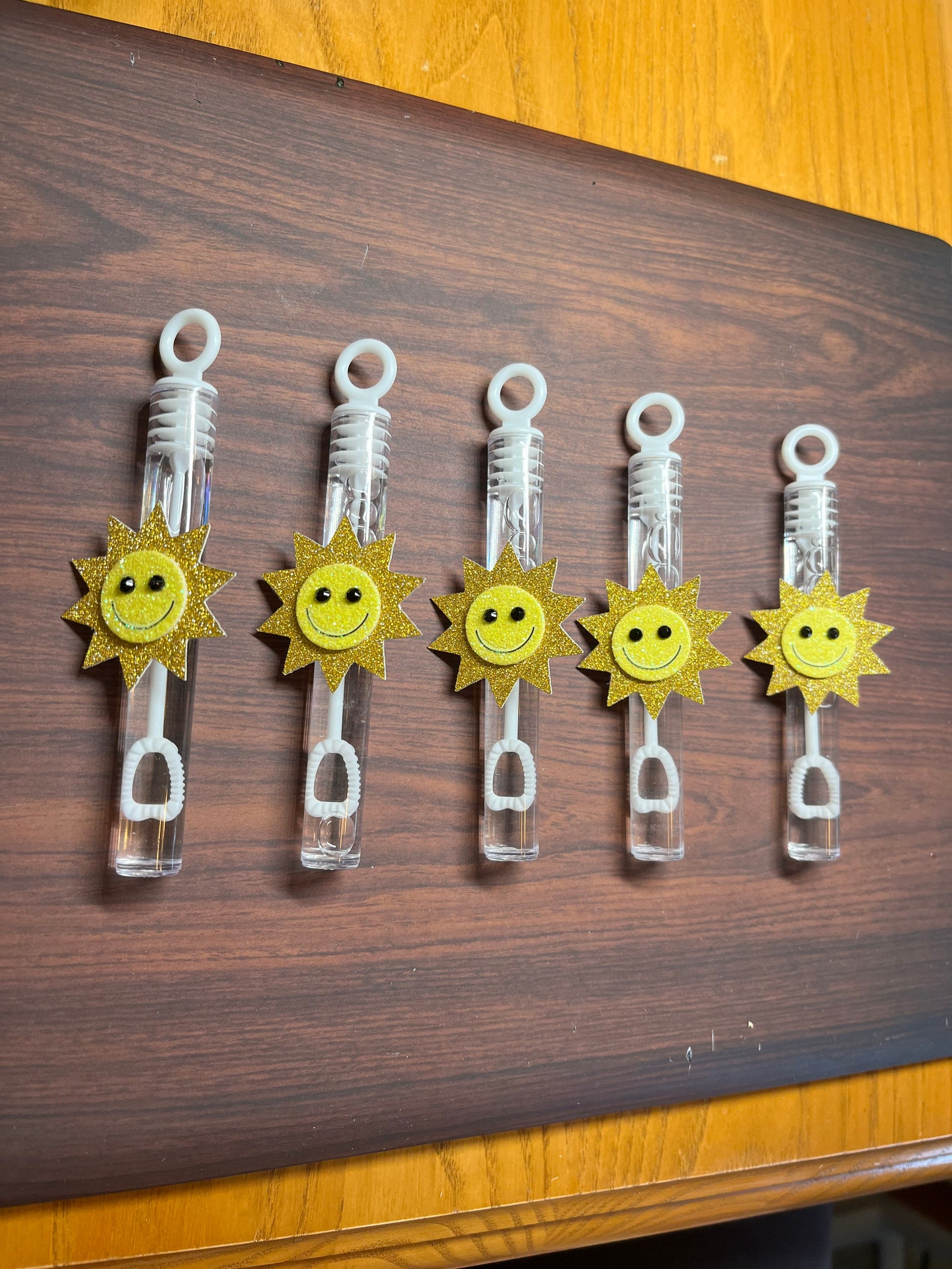 Sunshine Bubble Favor Sparkly Suns Favor Party Favor Our | Etsy