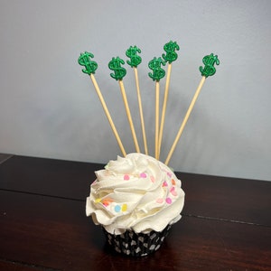 Money Notorious Big One Dollar Bill Cupcake Toppers Come Make It Rain ...