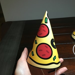 Pizza Party Hats, Pepperoni Pizza Hats Adult Party Hat, Love You to ...