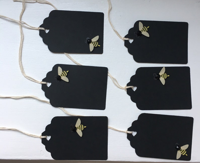 Bee Tags Bumble Bees Favor Tags Bee Baby Bridal Shower - Etsy