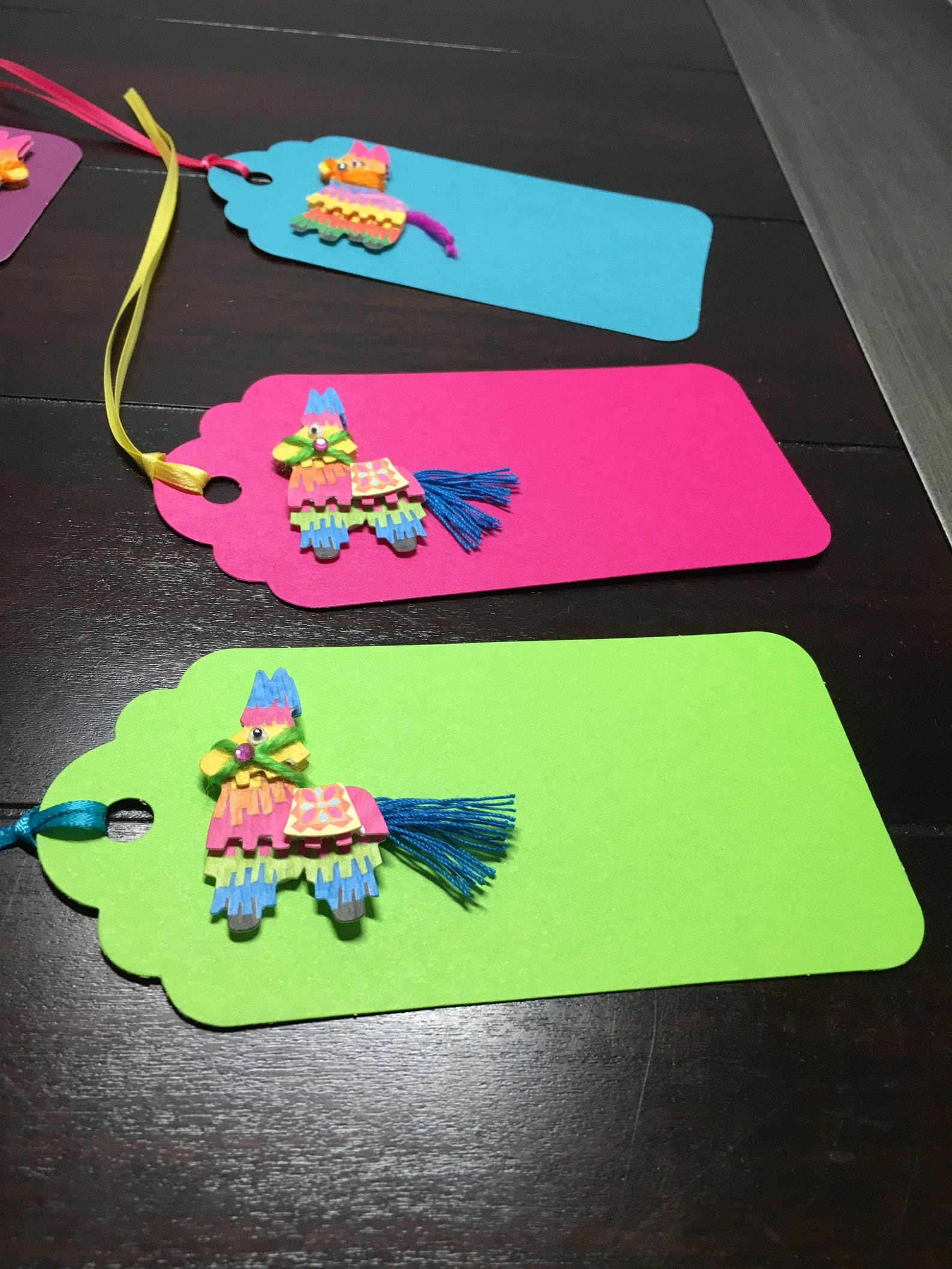 Pinata Tags, First Fiesta Goodie Bag Tags, Favor Tags, Mexican Gift ...