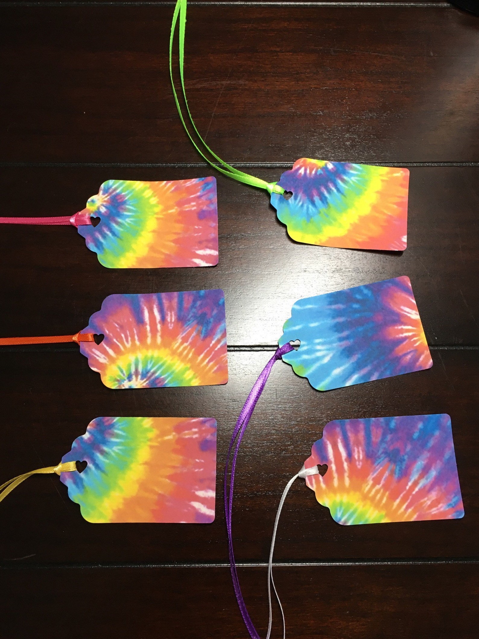 Tie Dye Tags, Woodstock Tags, Tie Dye Design Favor Tags, Tie Dye ...