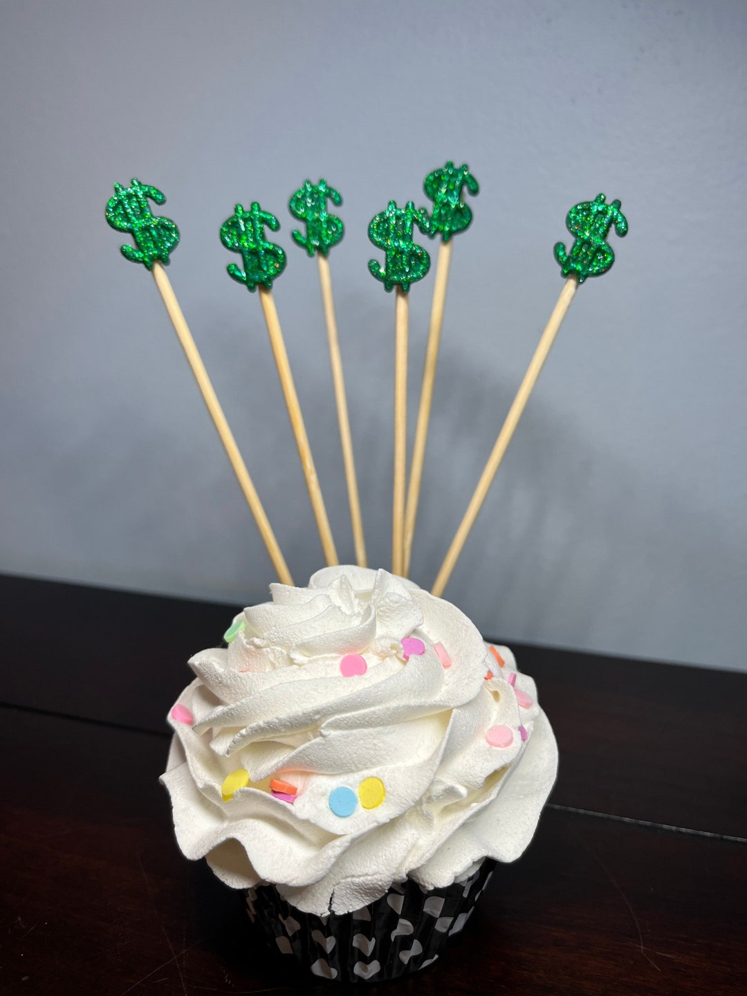 Money Notorious Big One Dollar Bill Cupcake Toppers Come Make It Rain ...