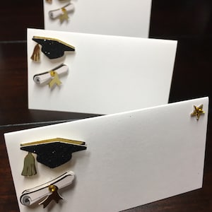 Graduation Placecards, Graduate Place Cards, Custom Graduation Escort ...