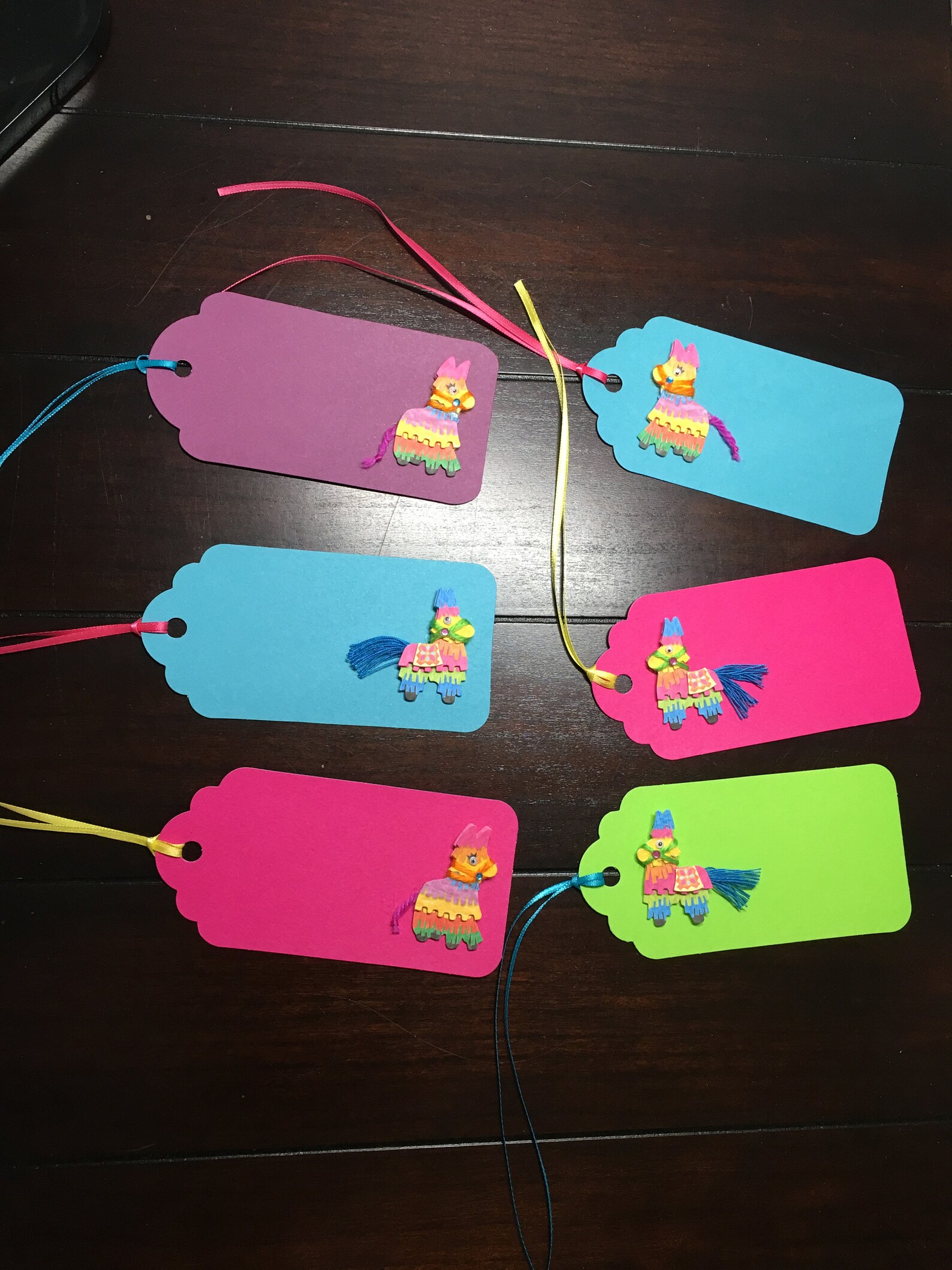 Pinata Tags, First Fiesta Goodie Bag Tags, Favor Tags, Mexican Gift ...