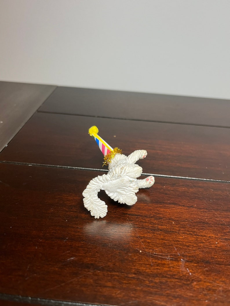 White Cat Cupcake Topper Cat Cake Topper Cat Wearing Party - Etsy