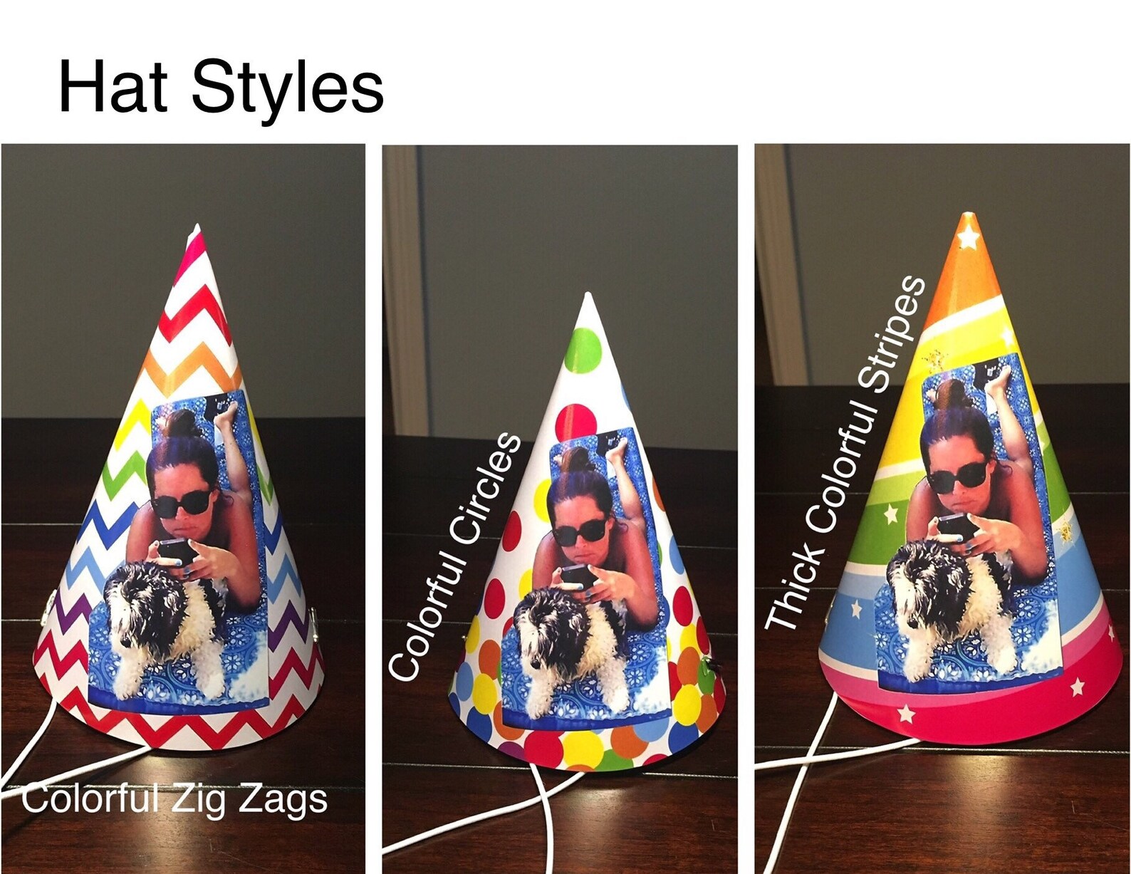Photo Party Hats With Your Picture on Them, Personalized Face Adult ...