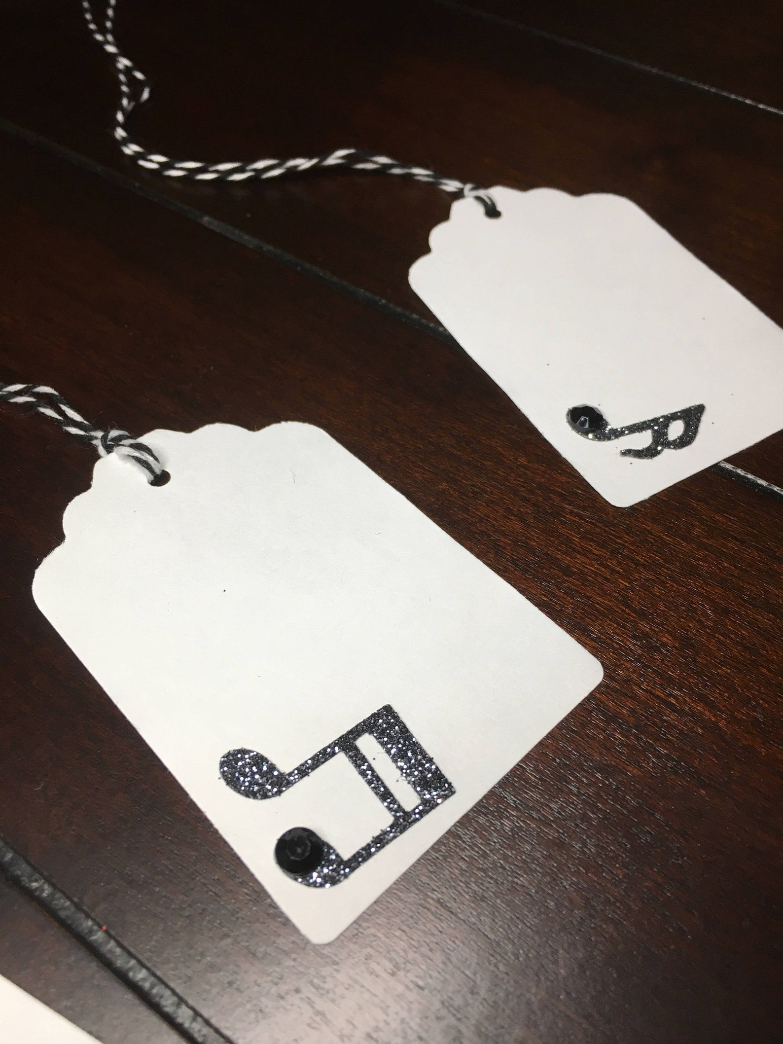 Music Tags Music Note Gift Tags Goodie Bag Tags Musician - Etsy