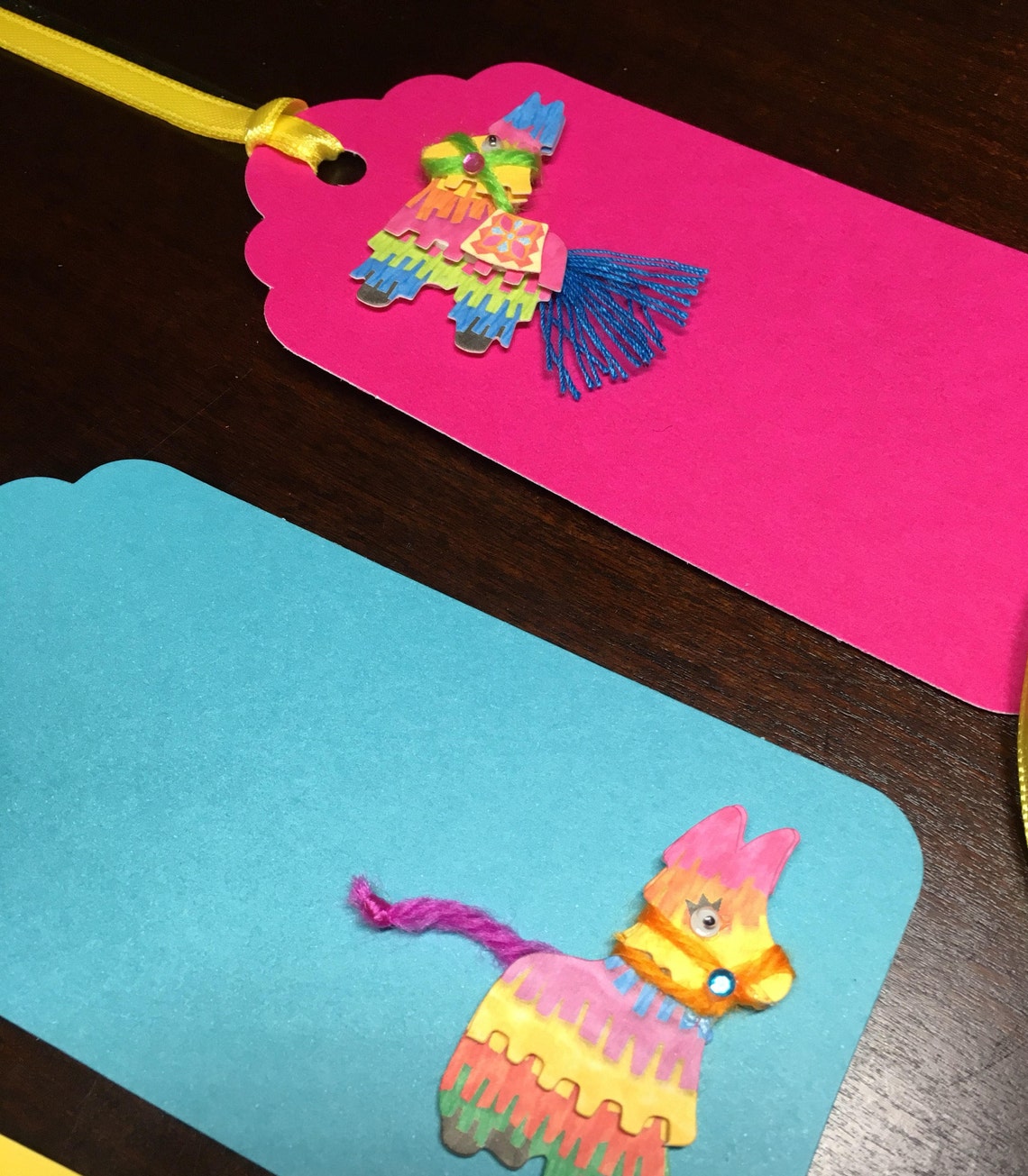 Pinata Tags, First Fiesta Goodie Bag Tags, Favor Tags, Mexican Gift ...