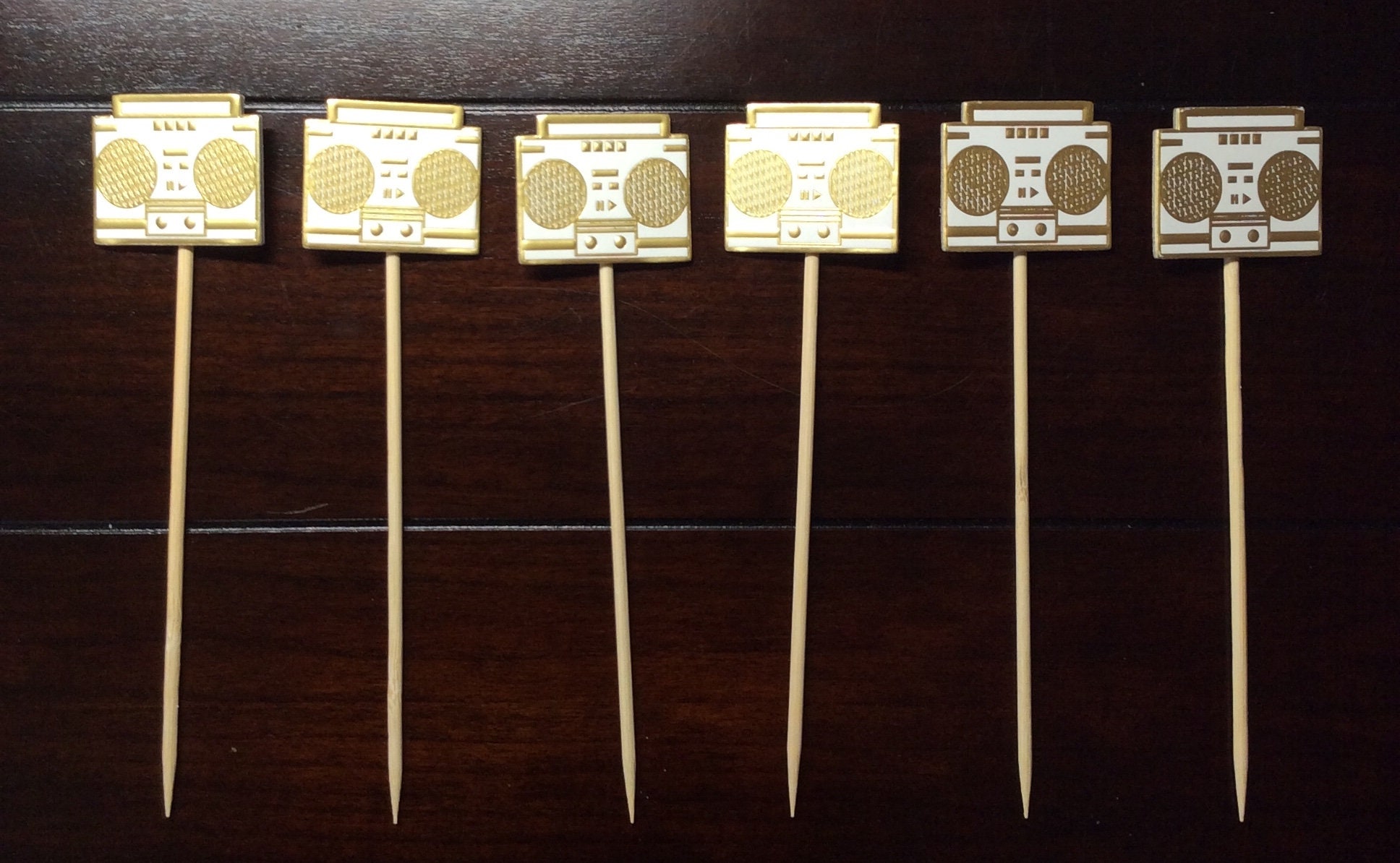 Boom Box Cupcake Toppers Boom Boxes Cupcake Birthday Party | Etsy