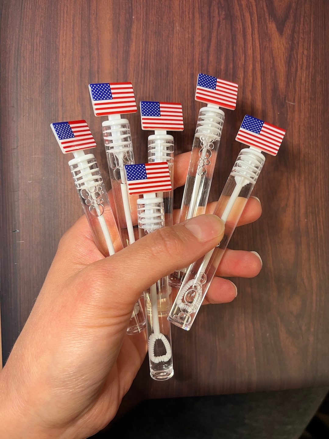 American Flag Bubble Tubes, Olympics Party Fourth of July Party Favors ...