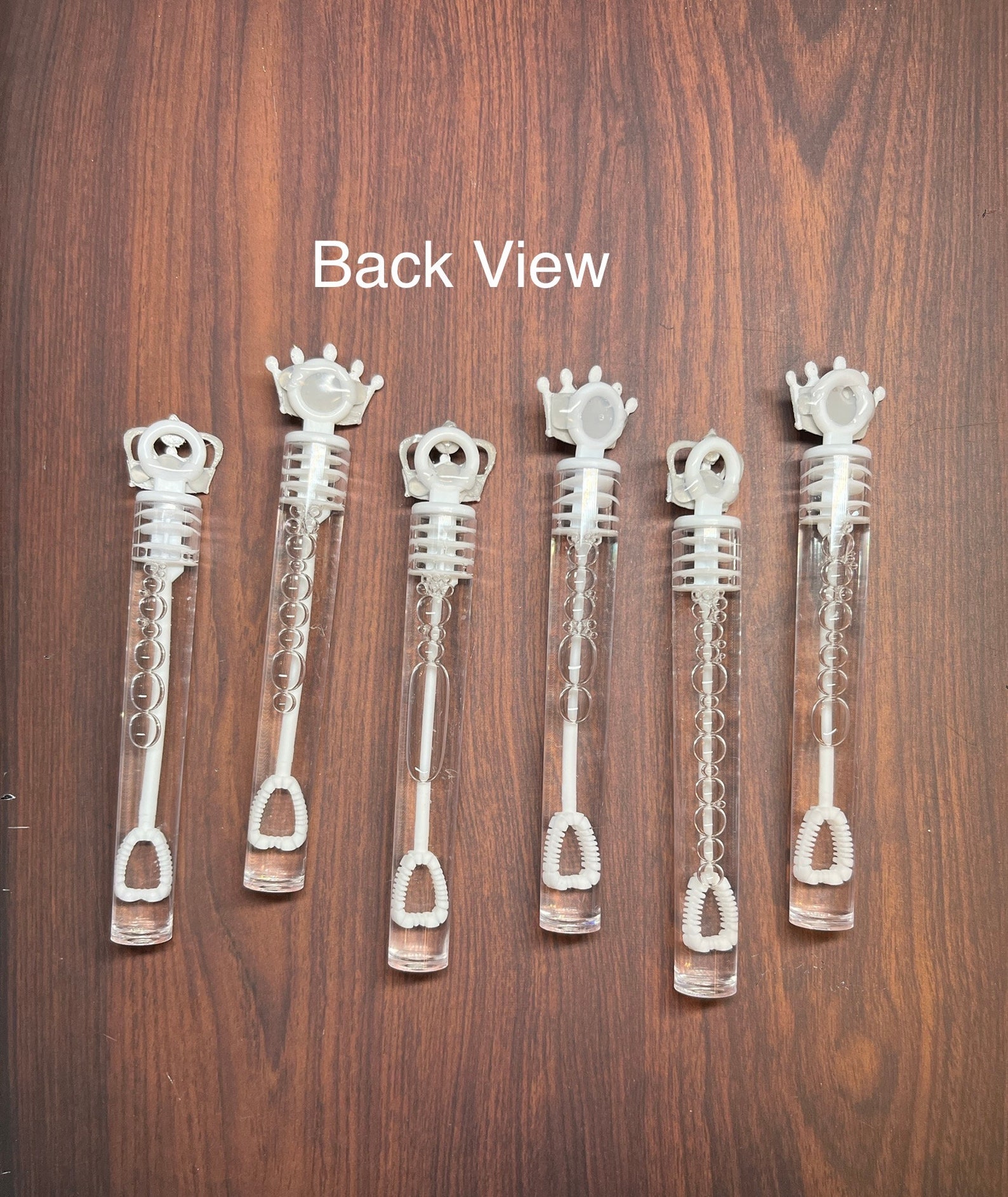 Silver Princess Royal Prince Crown Bubble Favor Wand Tube Sparkly ...