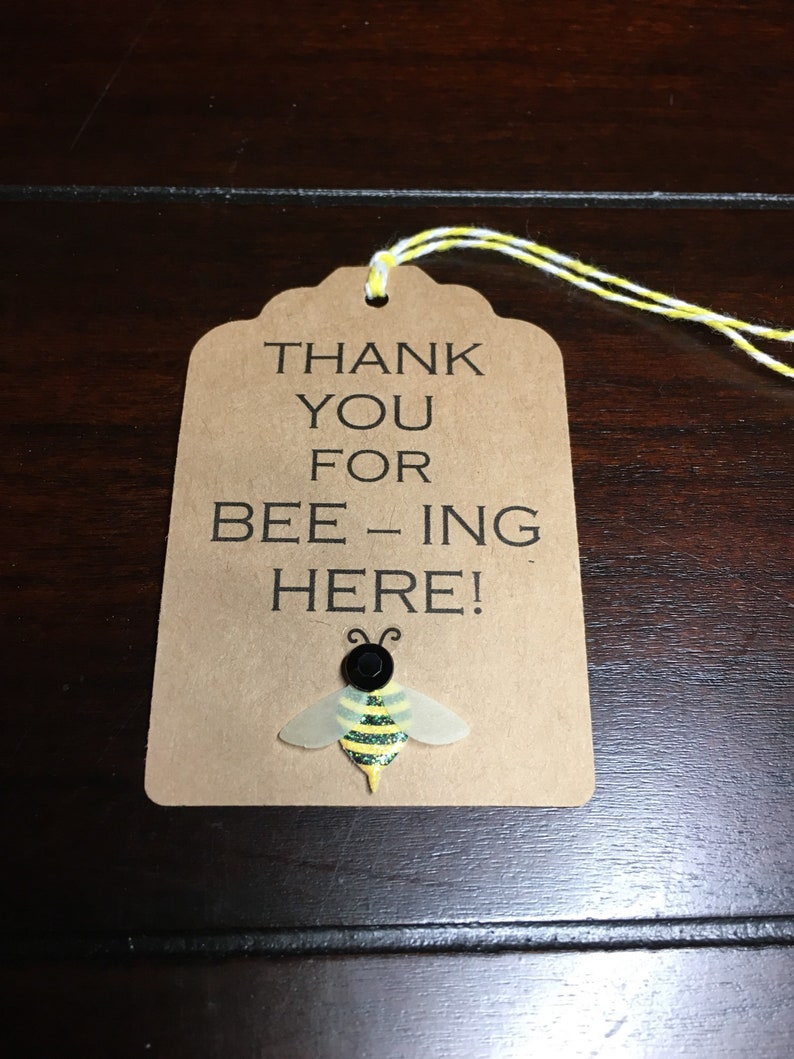 Bee Tags Bumble Bees Favor Tags Bee Baby Bridal Shower - Etsy UK