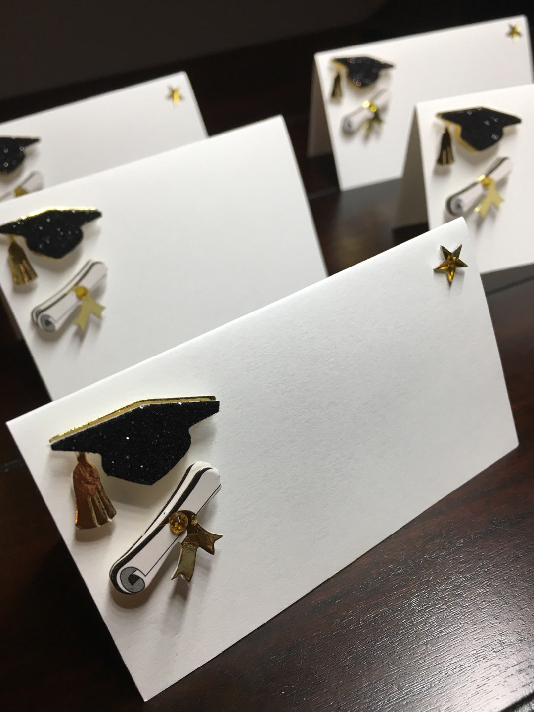Graduation Placecards, Graduate Place Cards, Custom Graduation Escort ...