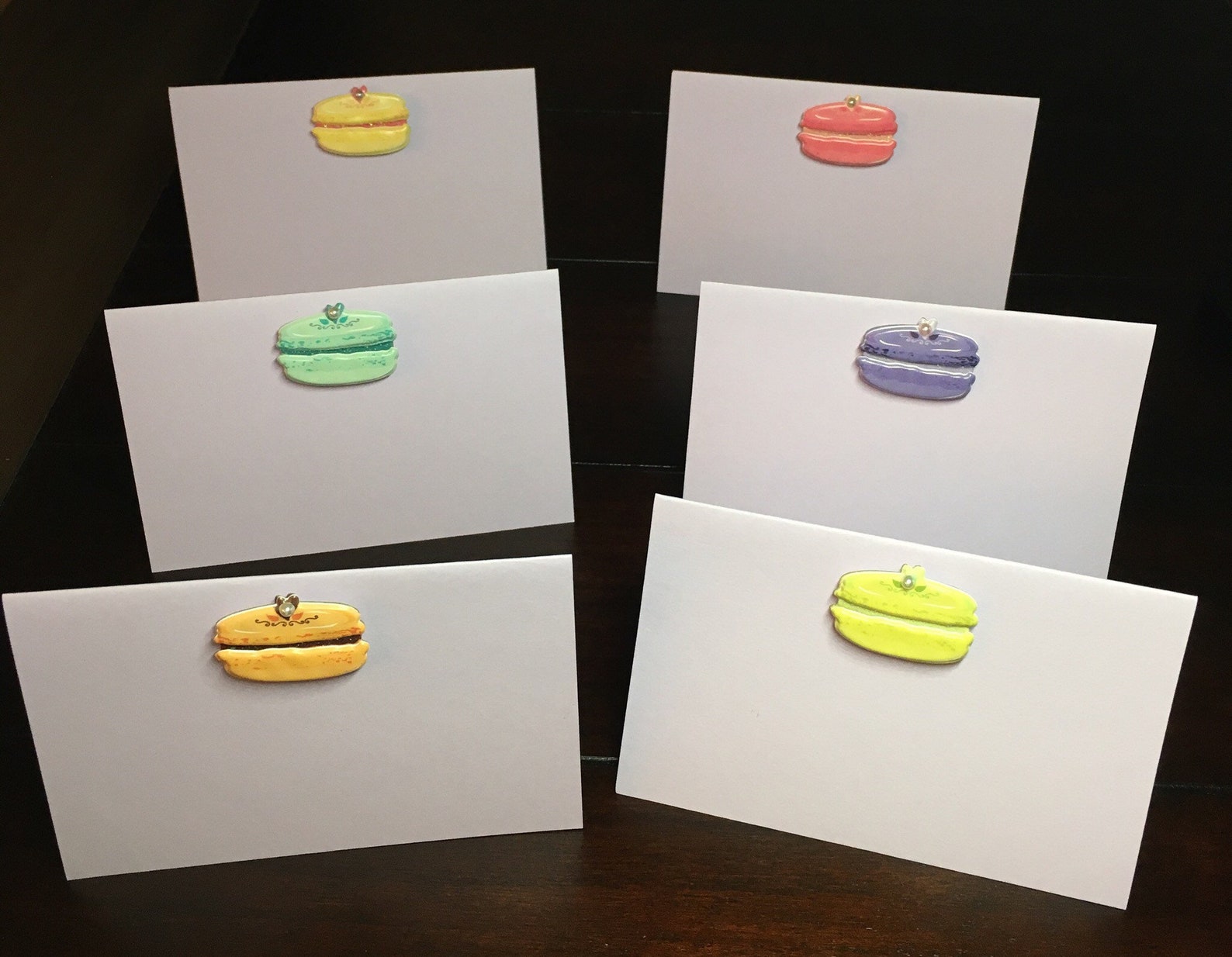 Macaron Place Cards Macaroon Food Labels Dessert Table - Etsy