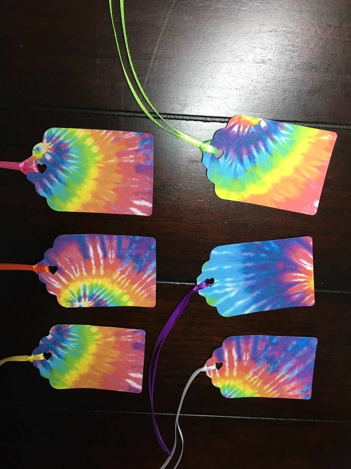 Tie Dye Tags, Woodstock Tags, Tie Dye Design Favor Tags, Tie Dye ...