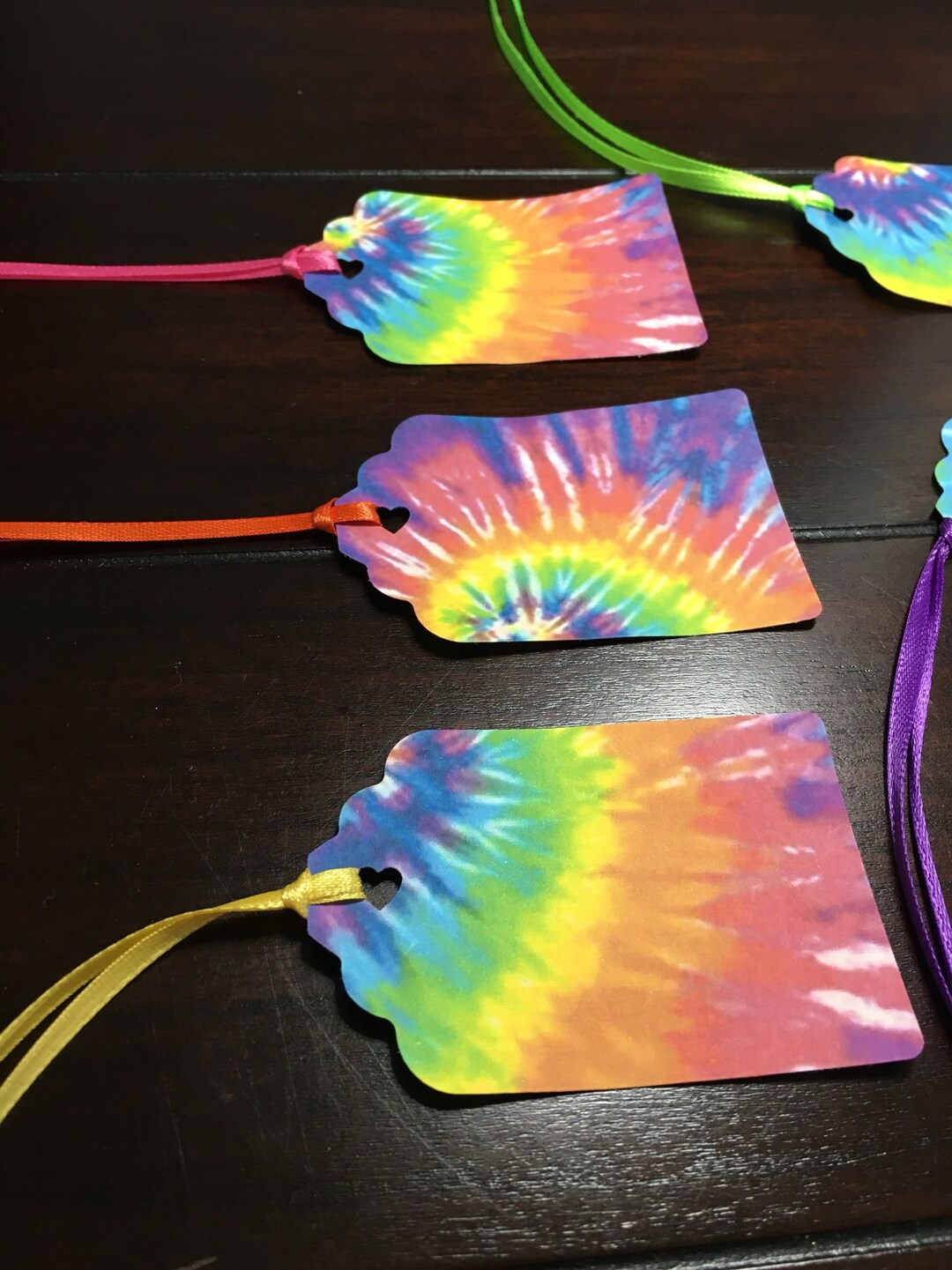 Tie Dye Tags, Woodstock Tags, Tie Dye Design Favor Tags, Tie Dye ...
