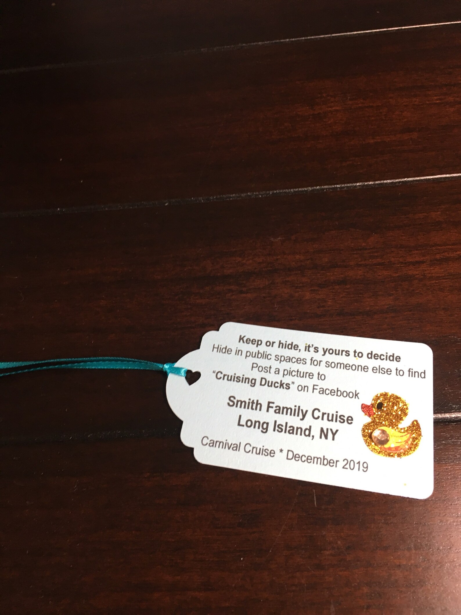 Customizable Cruising Ducks Tags, Rubber Ducky Tags, Duck Favor Tags ...