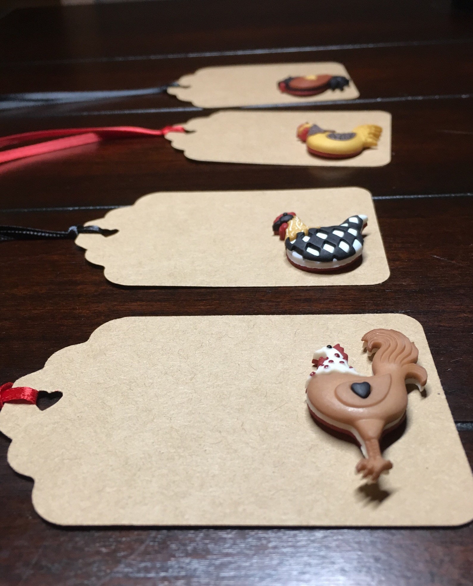 Rooster Favor Tags Rooster Gift Tags Rooster Goodie Bag - Etsy